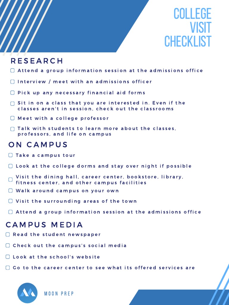 College Visit Worksheet | PDF