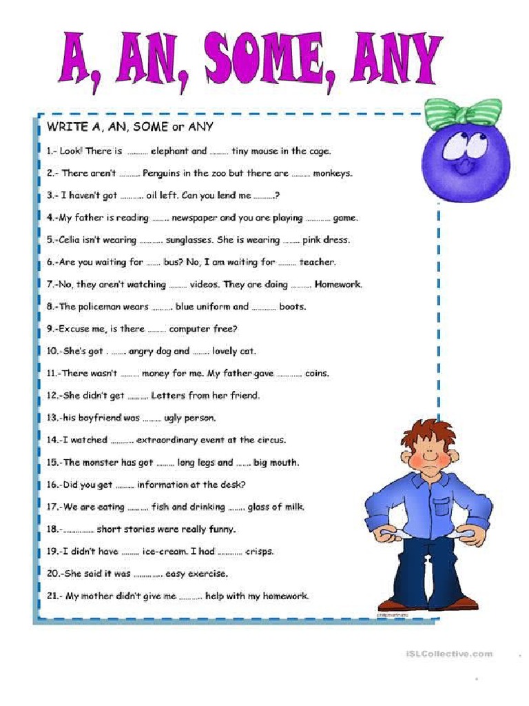 A, An, Some, Any | PDF