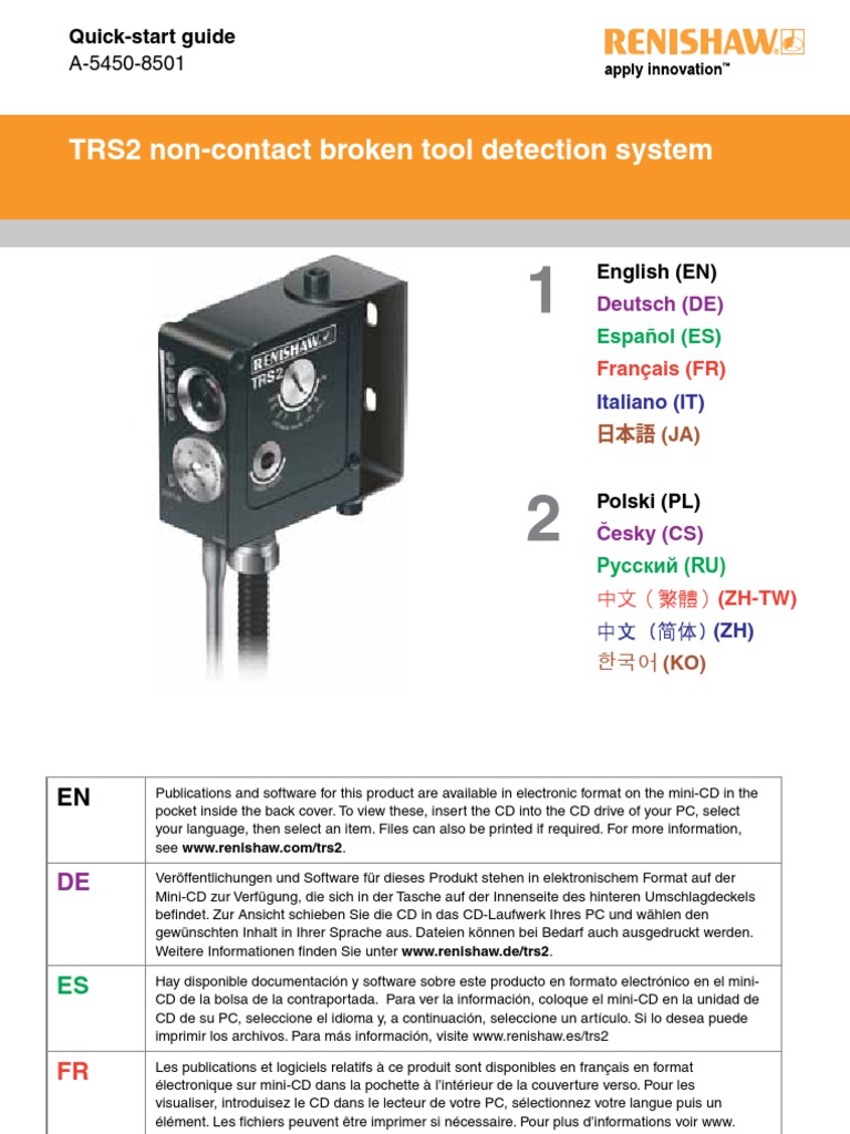 TRS2 Quick Start Guide | PDF | Fotónica | Obras intelectuales