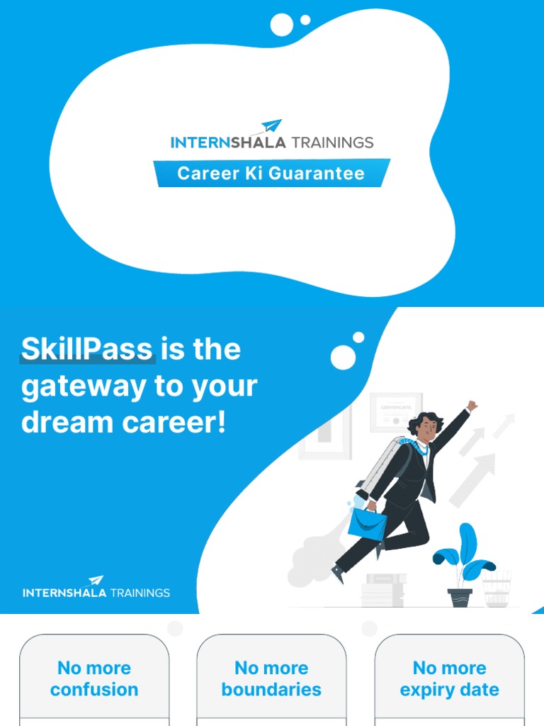 Internshala Skill Pass Brochure | PDF | Analytics | Computing