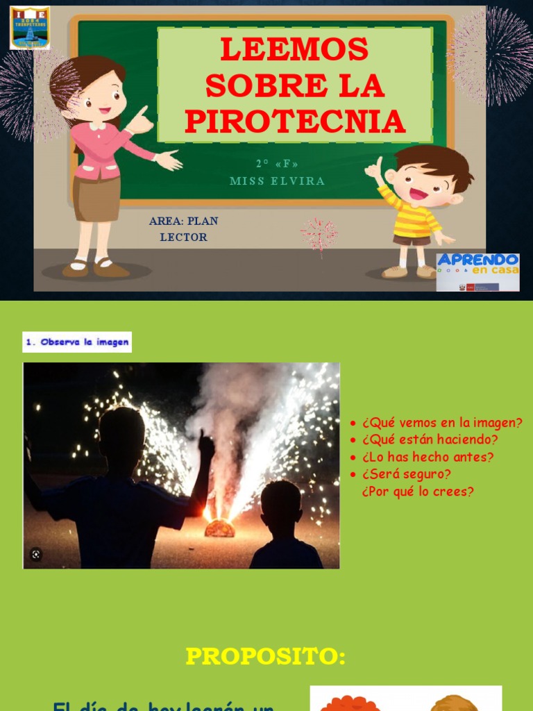 Frases de lectura sobre pirotecnia | PDF