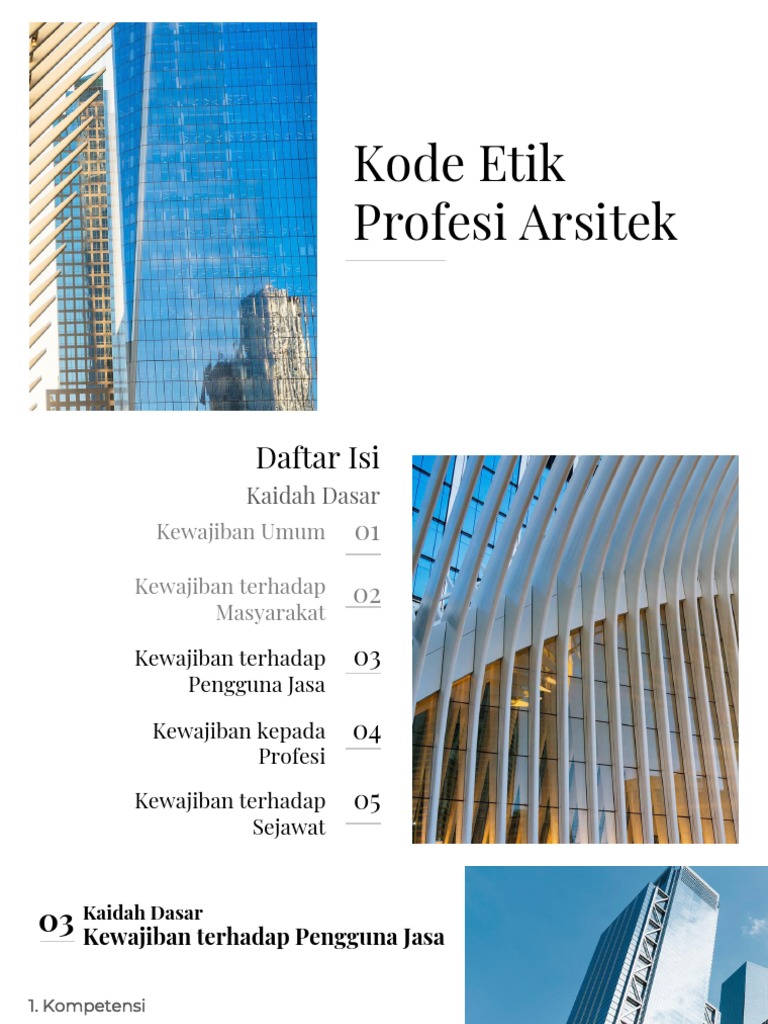 Etikapro - DPH - Minggu 2 - Kode Etik Profesi Arsitek | PDF