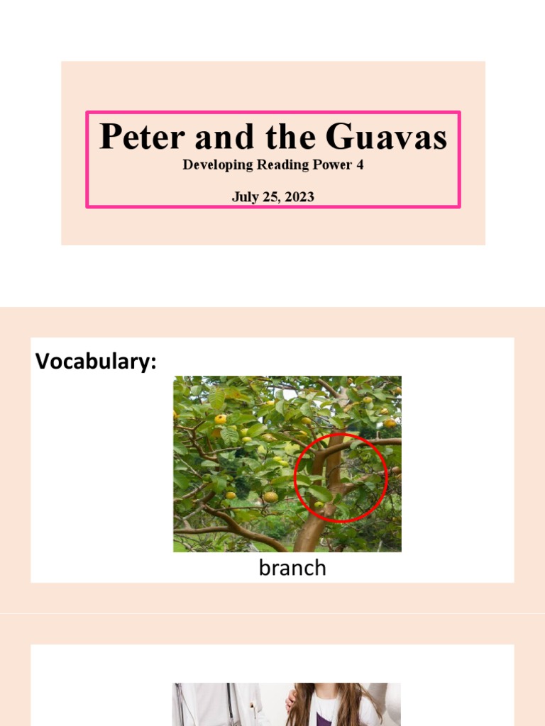 Peter and the Guavas | PDF
