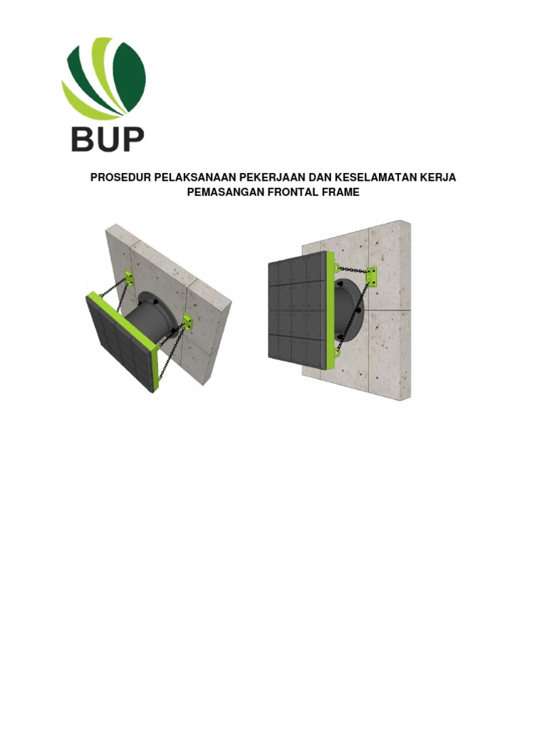 Prosedur Pemasangan Frontal Frame | PDF