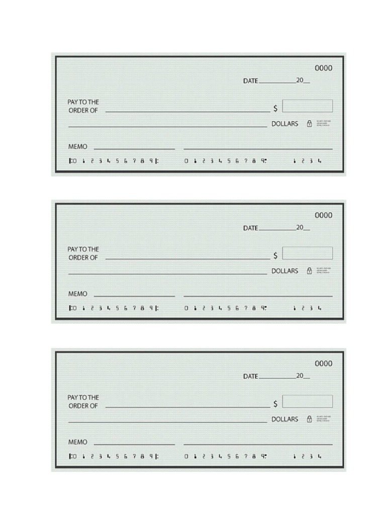 Mental Bank Checks | PDF