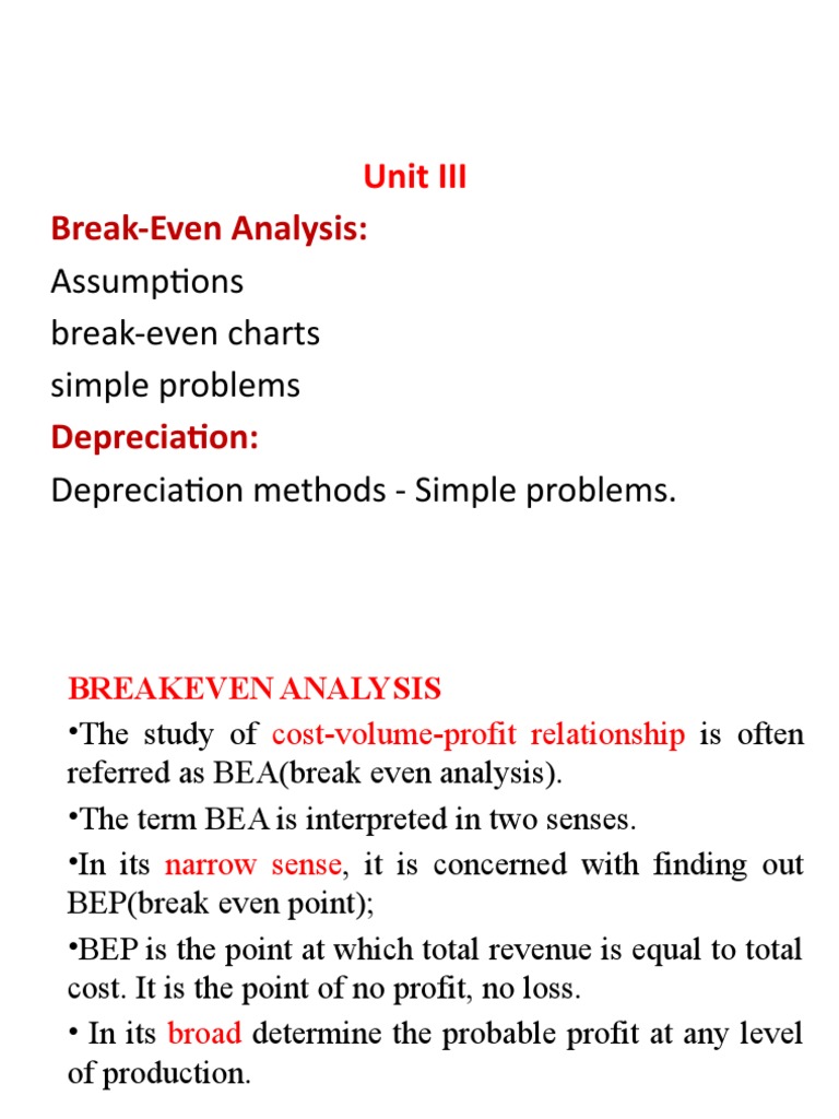 Eem Unit III | PDF | Depreciation | Financial Accounting