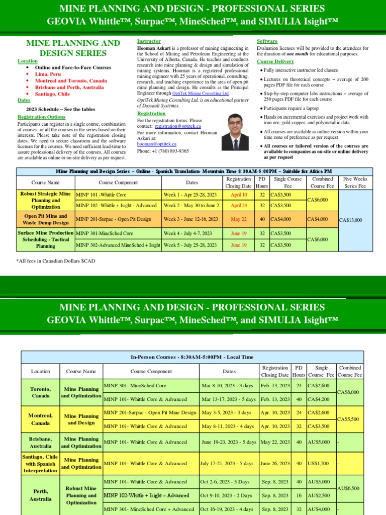 Mine Planning and Design Series-Americas | PDF | Mining | Net Present Value