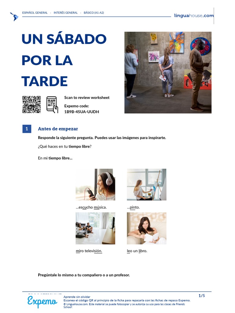 Pronombres y verbo "estar" en español | PDF | Verbo | Pronombre