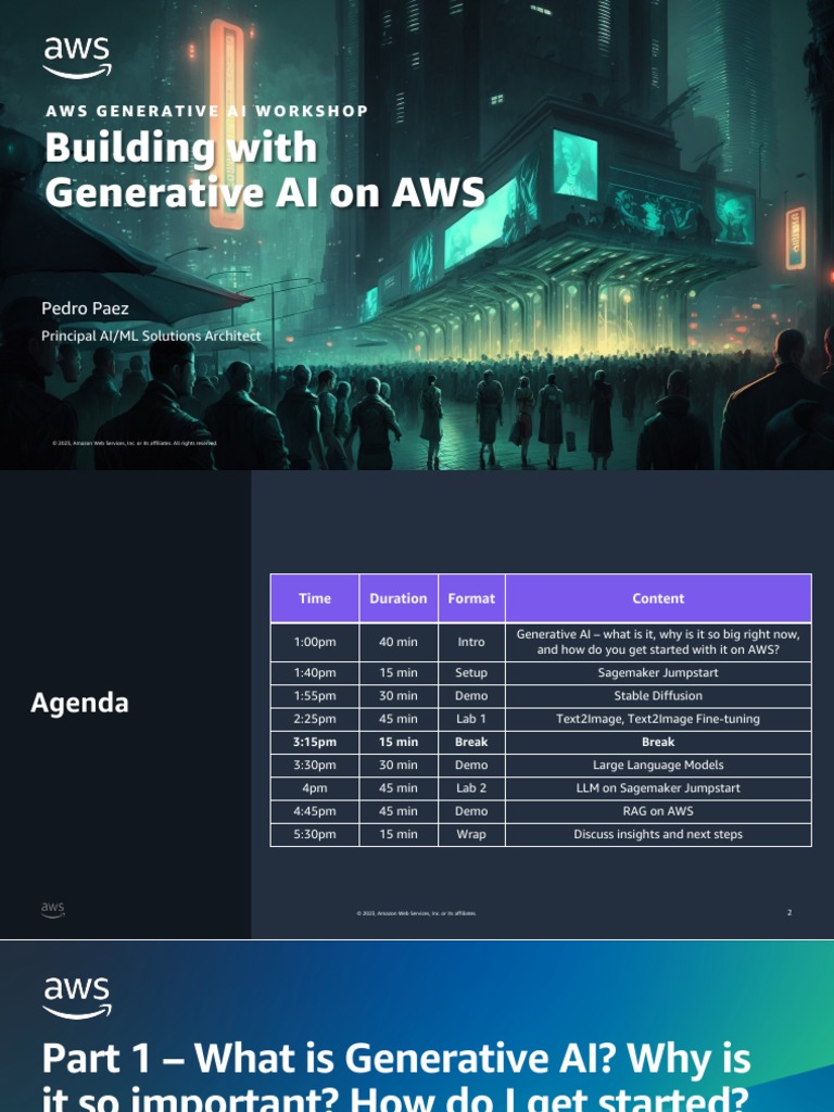 Gai Workshop L200 Budiling With Genai On Aws Asean Pdf Amazon Web