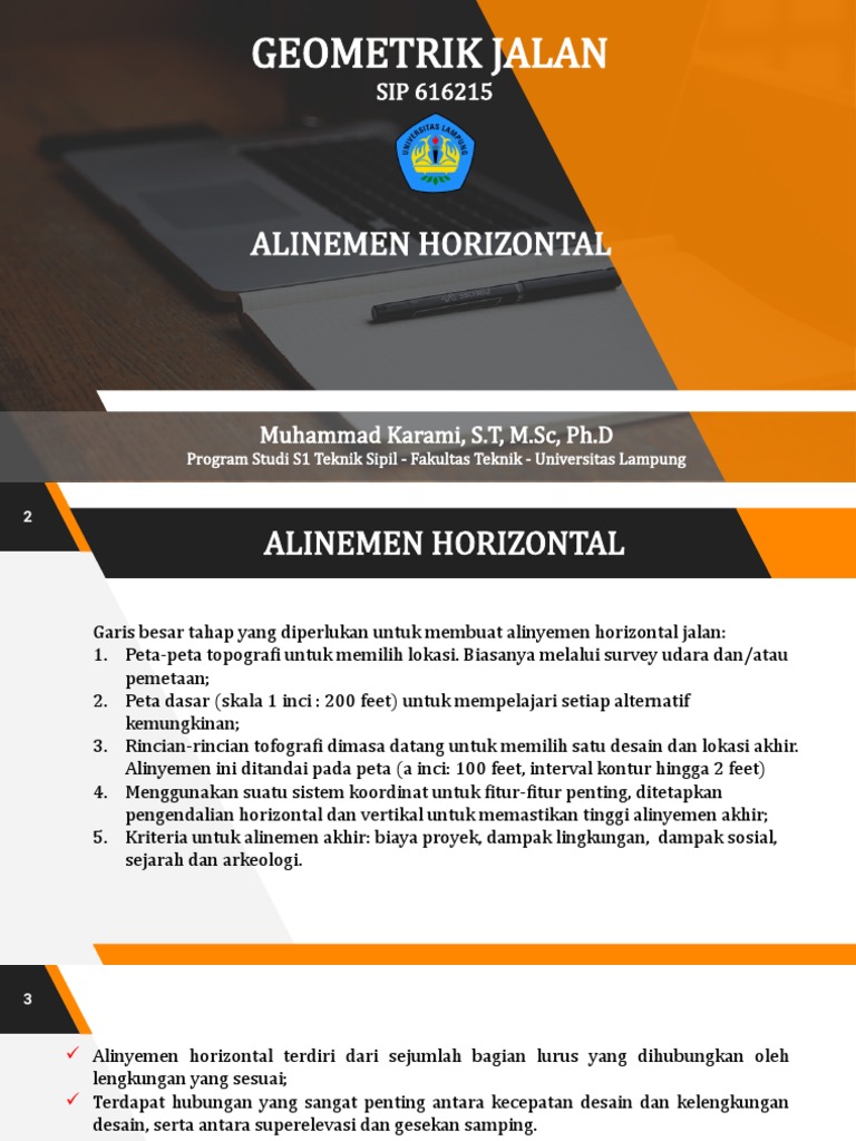 4-5. Alinemen Horizontal | PDF