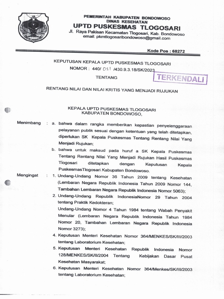 SK 051 Rentang Nilai Dan Nilai Kritis Yang Menjadi Rujukan | PDF SK 051 Rentang Nilai Dan Nilai Kritis Yang Menjadi Rujukan | PDF