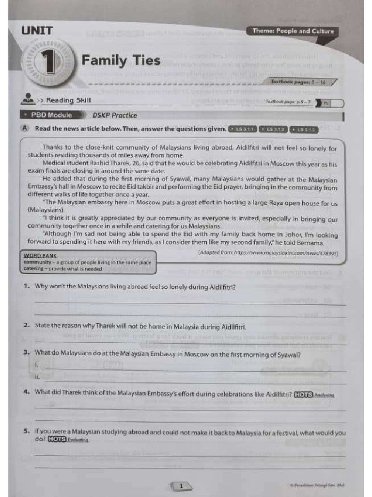 F3 Exercise Unit 1 Pdf 