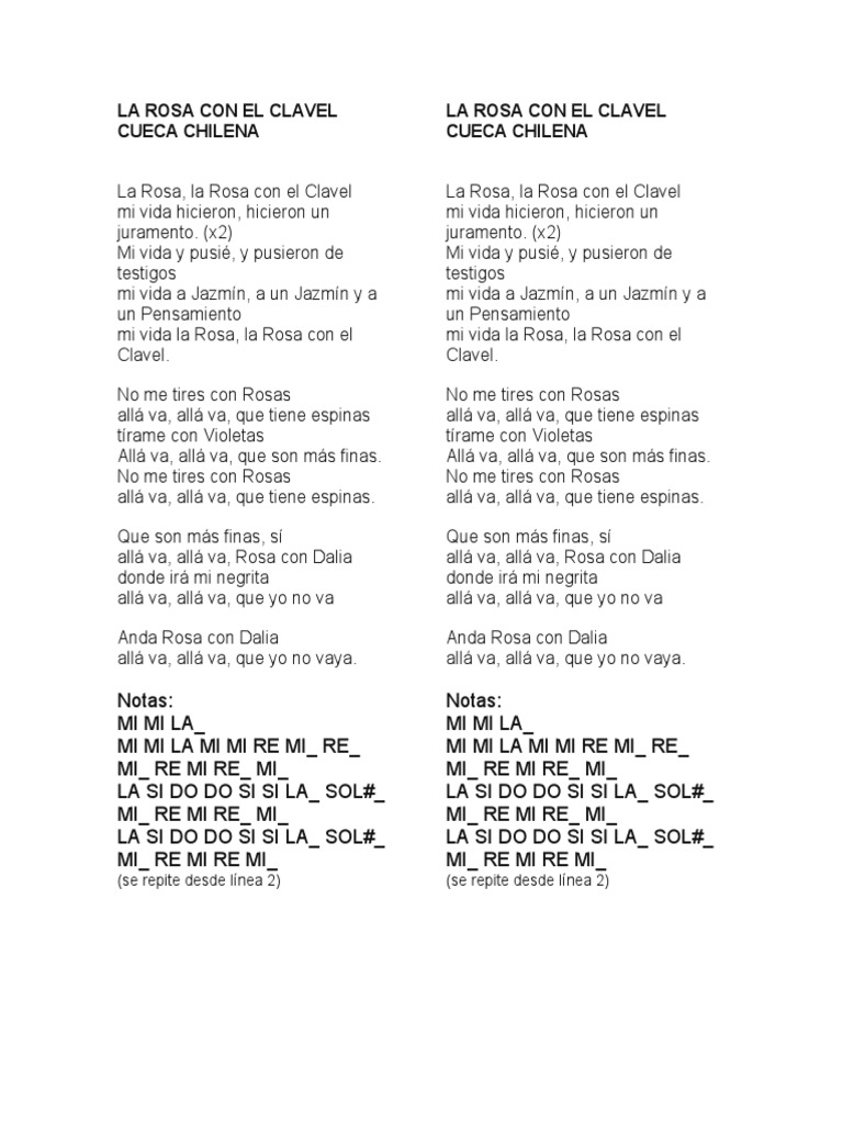 La Rosa Con El Clavel | PDF