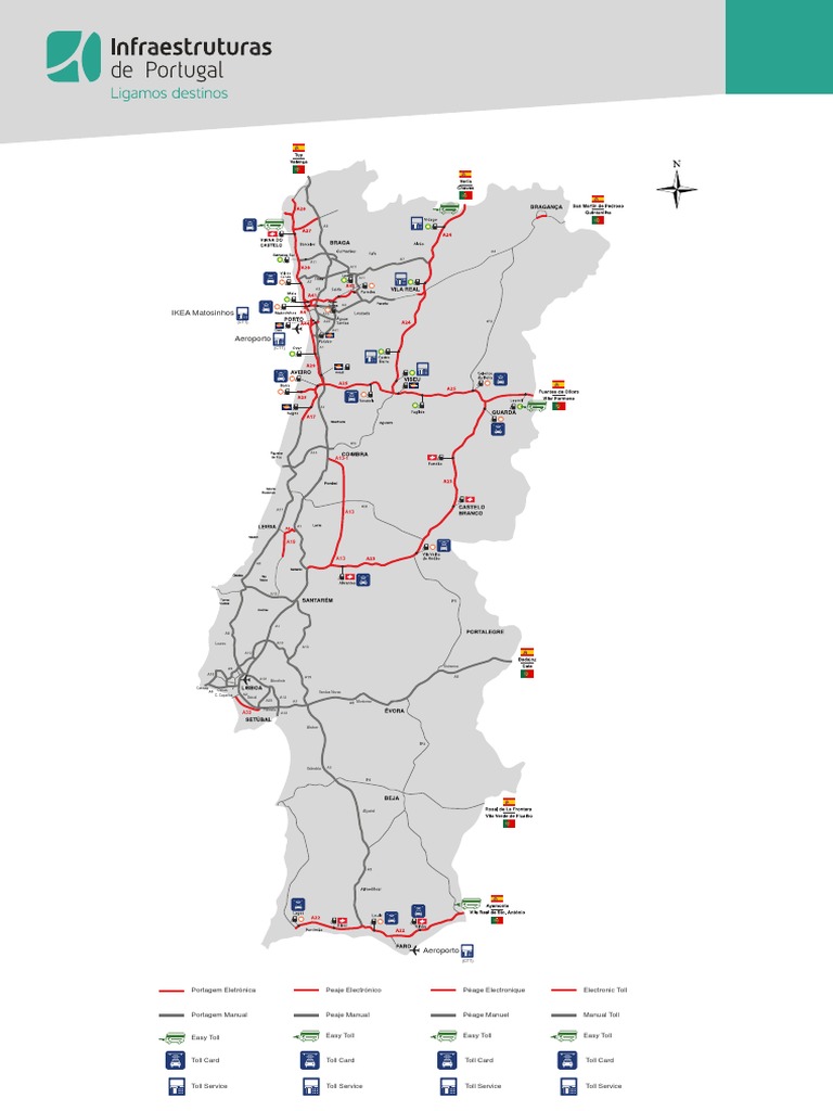 Portugal Electronic Toll Map | PDF