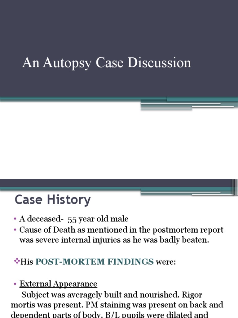 Autopsy | PDF | Lung | Clinical Medicine
