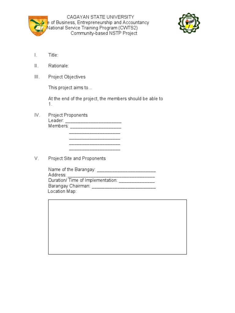 NSTP Project Template | PDF