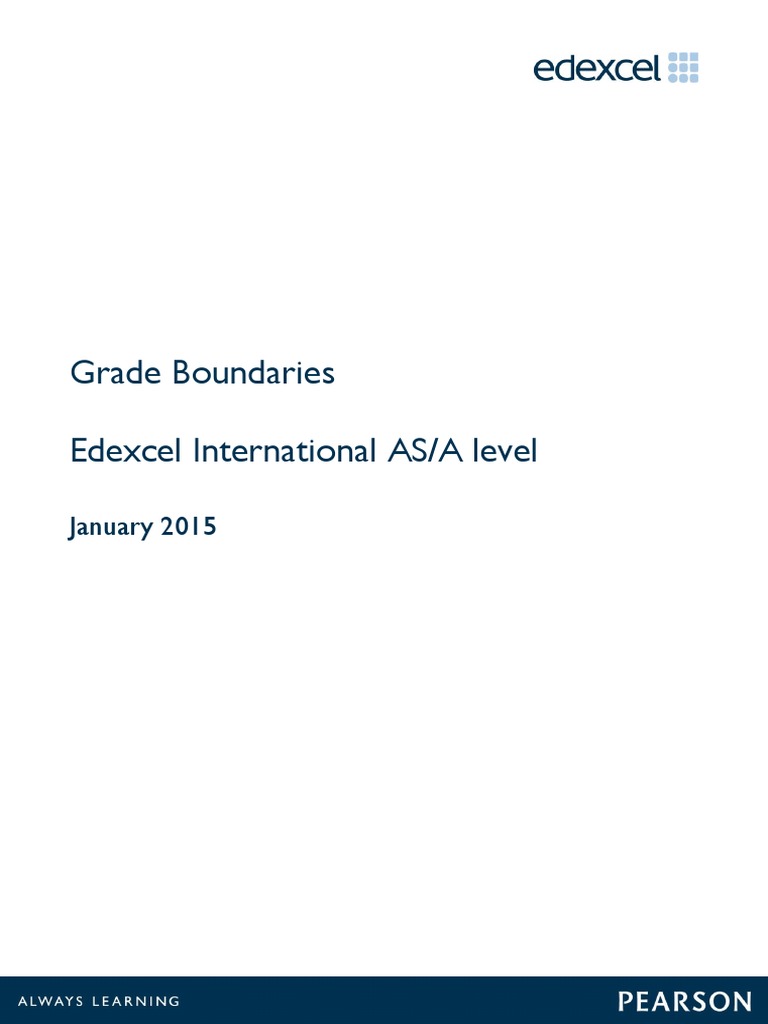 1501 IAL Grade Boundaries v2 | PDF