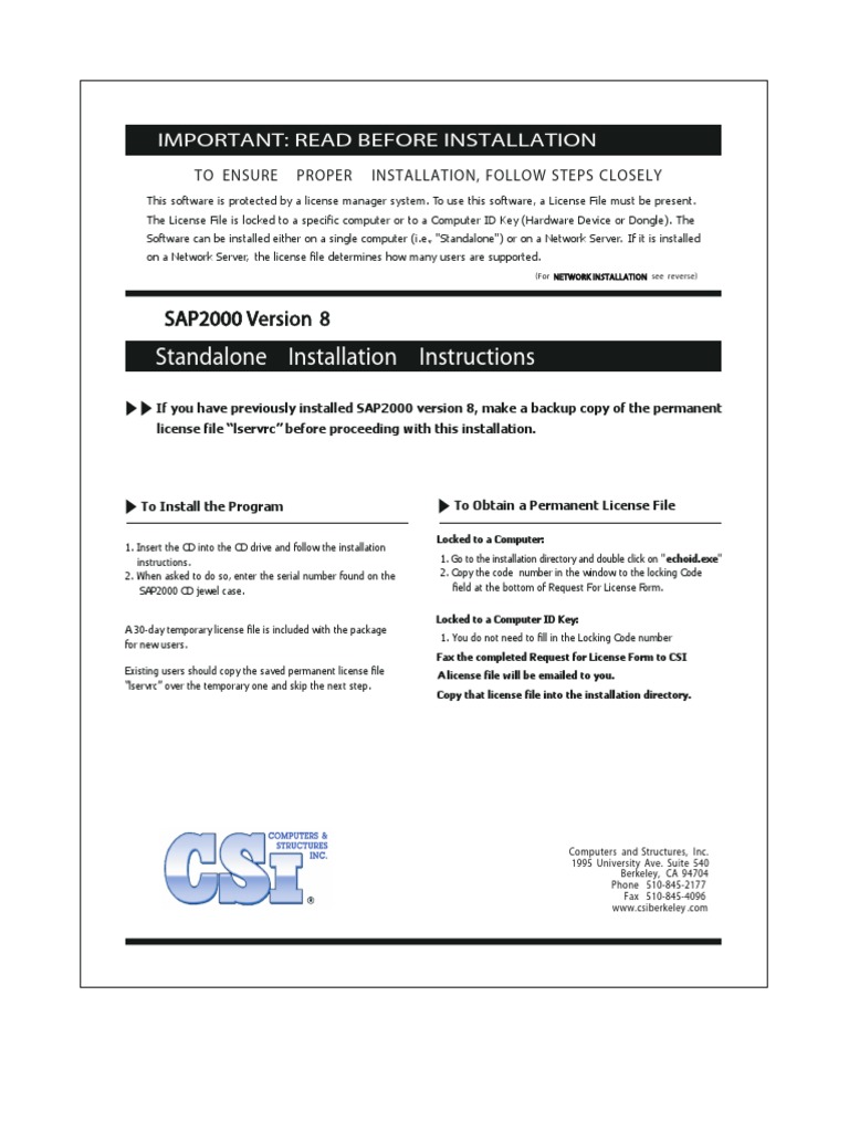 Sap Install Instructions v8 | PDF | Installation (Computer Programs ...