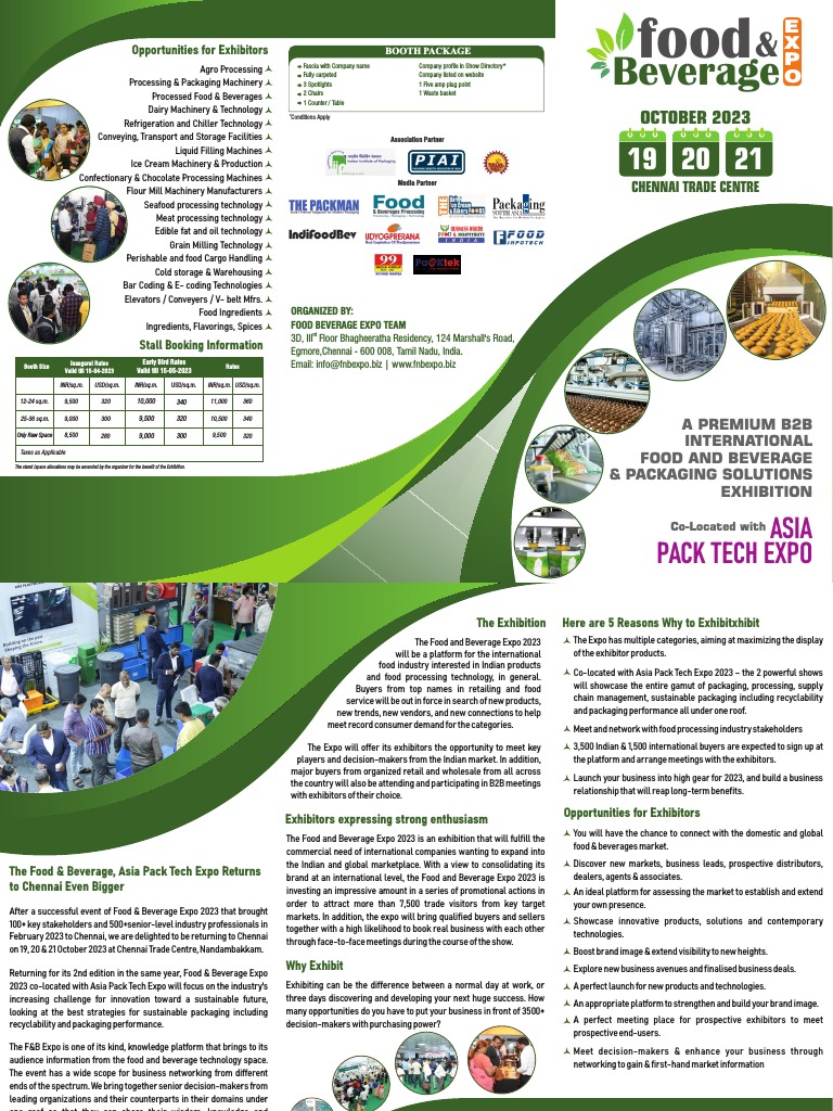 FNB and Pack Brochure October | Download Free PDF | Retail | Brand