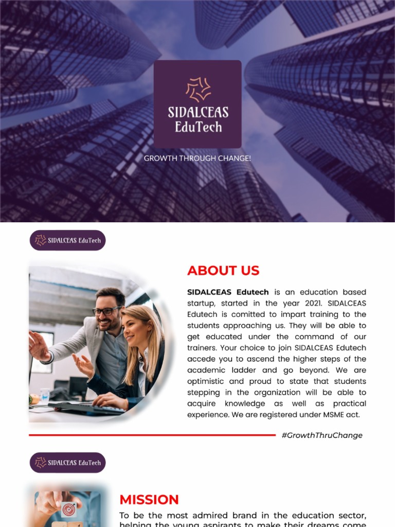 SIDALCEAS EduTech Brouchure | PDF