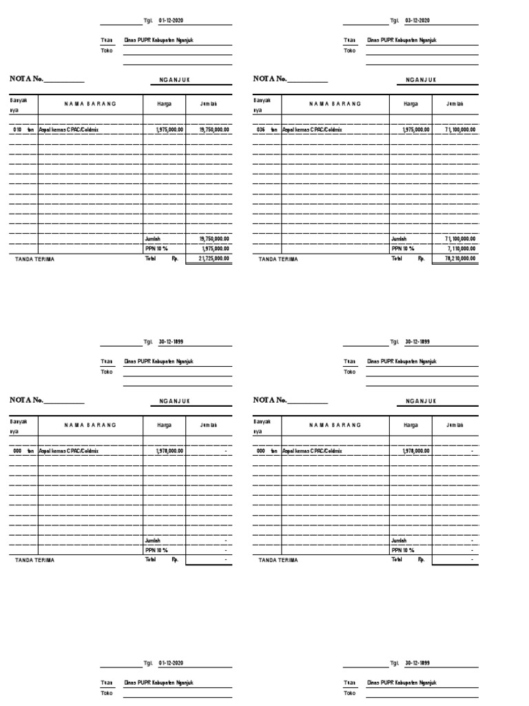 Pak Factur Cpac - 2020 | PDF