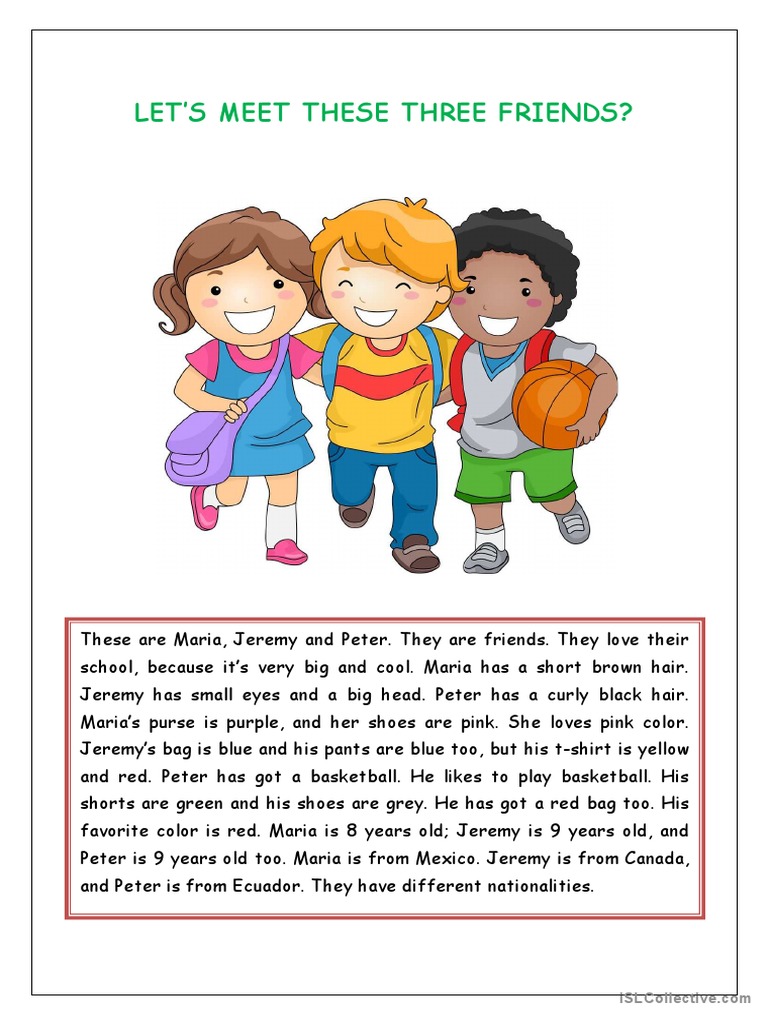 Reading Comprehension For Kids | PDF | Sports & Recreation | Games ...