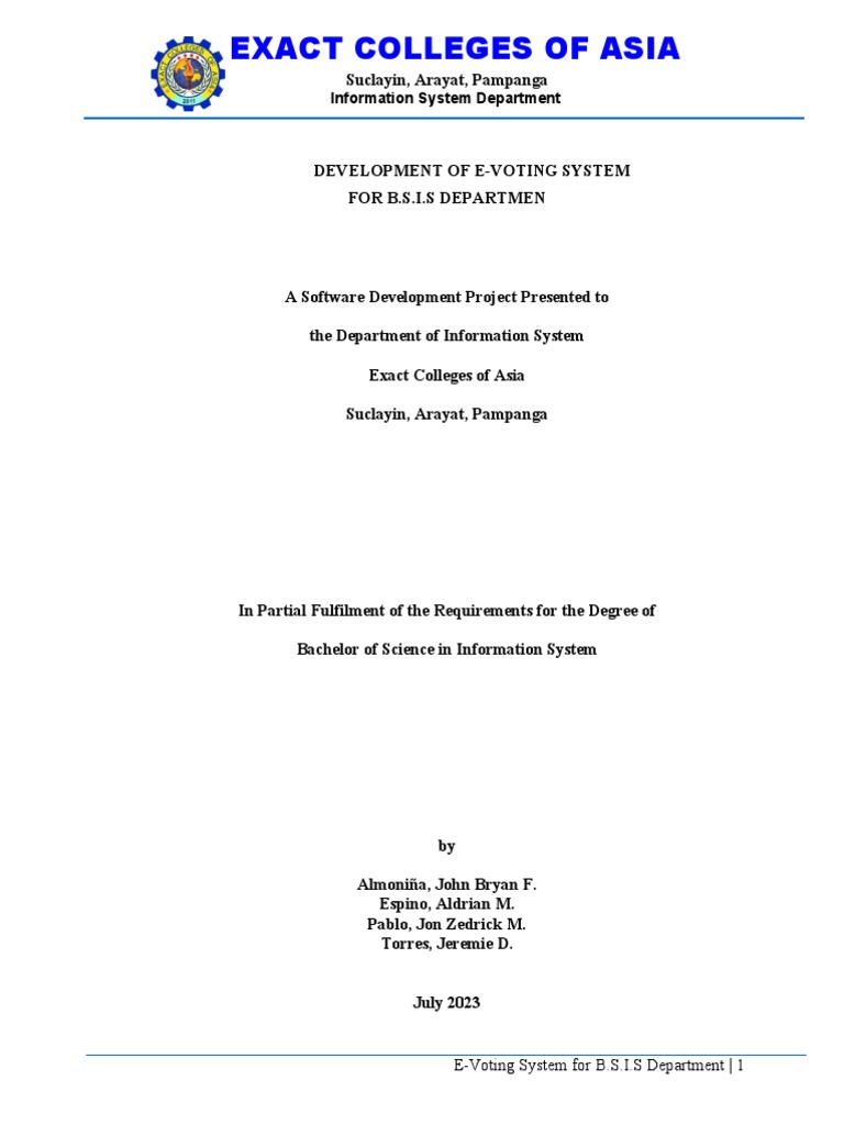 Sad - Chapter 1 3 | PDF | Electronic Voting | World Wide Web