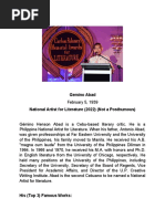 Poem Analysis Gabu | PDF | Sea