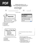 Uasa English Writing Part 6 and 7 | PDF