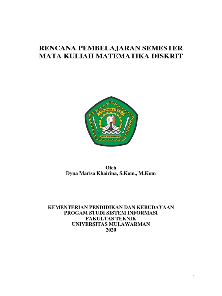 RPS Matematika Diskrit Unmul | PDF