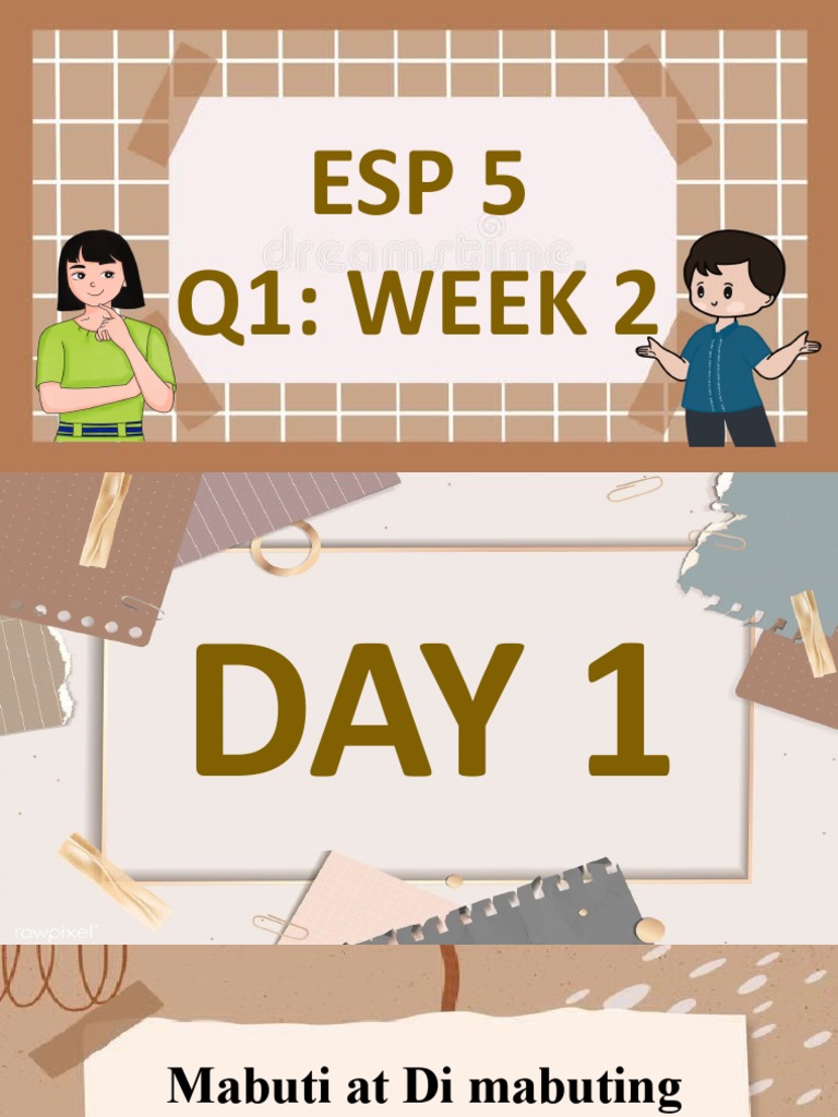 Esp5 q1w 2 Melc | PDF