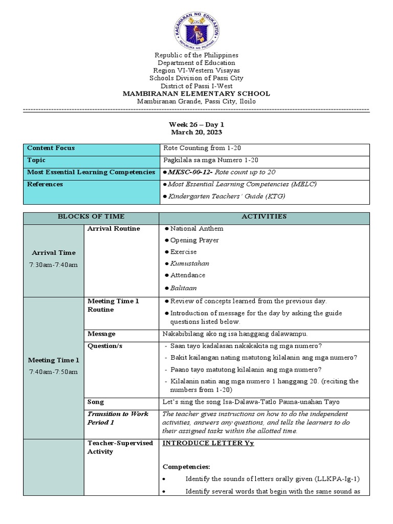 CO Lesson Plan-Q3-Week 6-Day 1 | PDF | Orthography | Letter Case