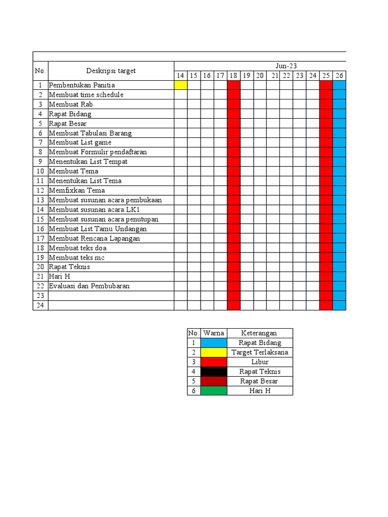 Time Schedule LK1 2023 | PDF
