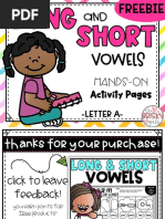 Long Vowel Sentences | PDF | Phonics