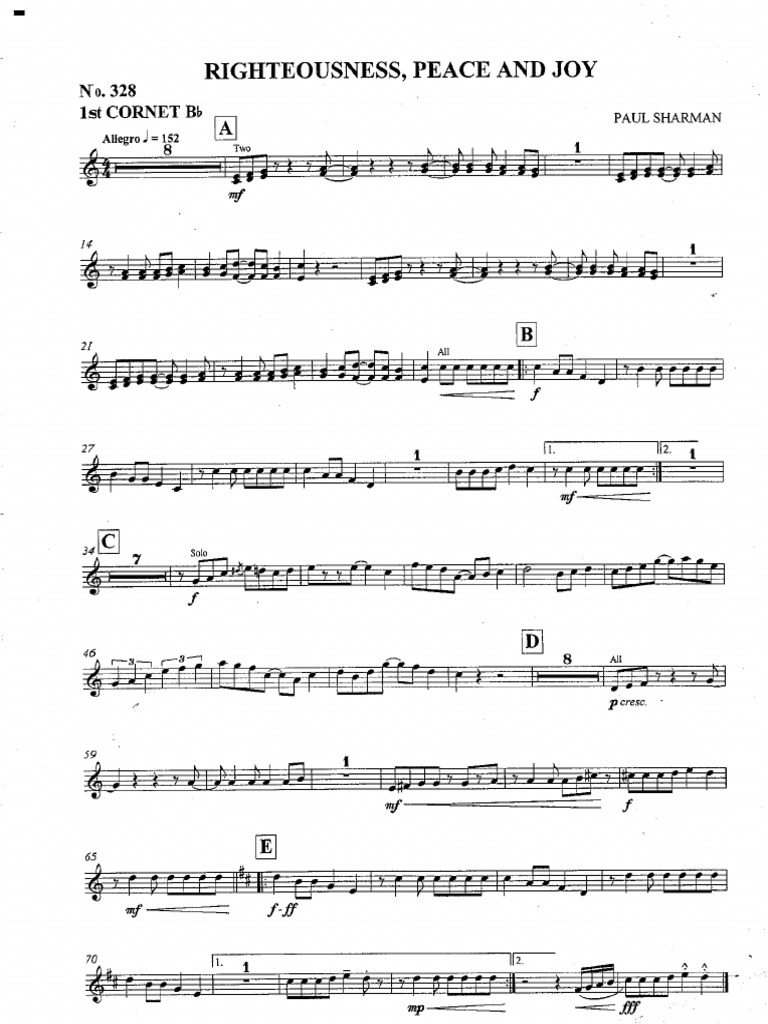 Righteousness Peace and Joy FullParts | PDF