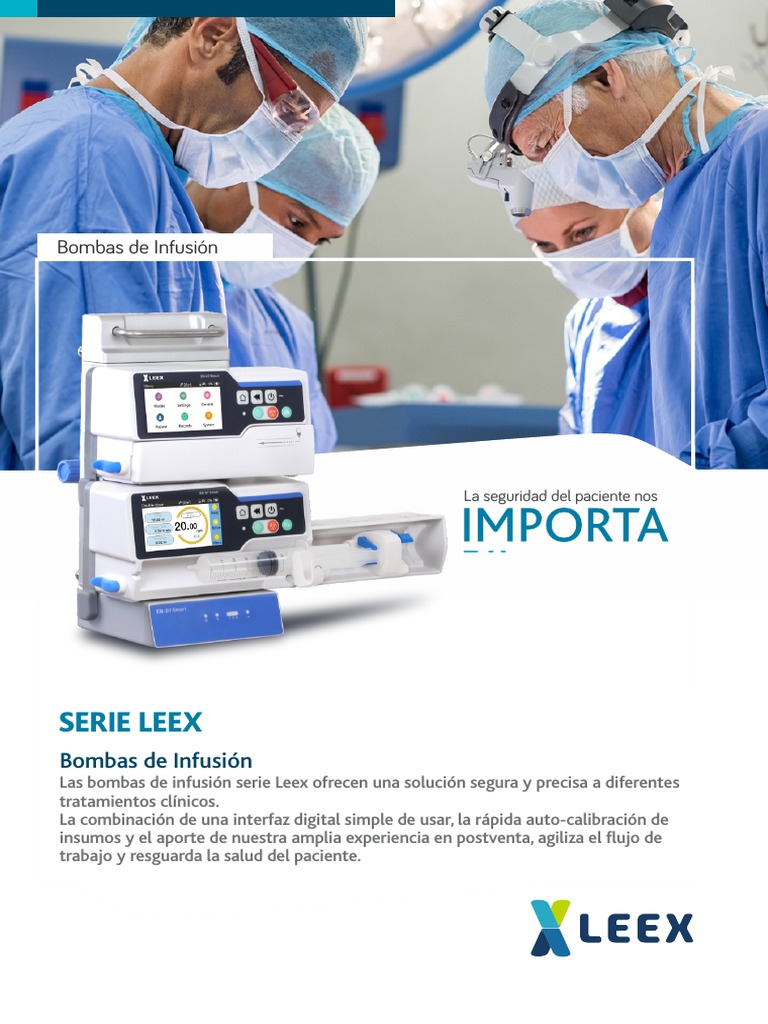 Bombas de Infusión_Leex_ Folleto | PDF | Cuidado de la salud | Medicina