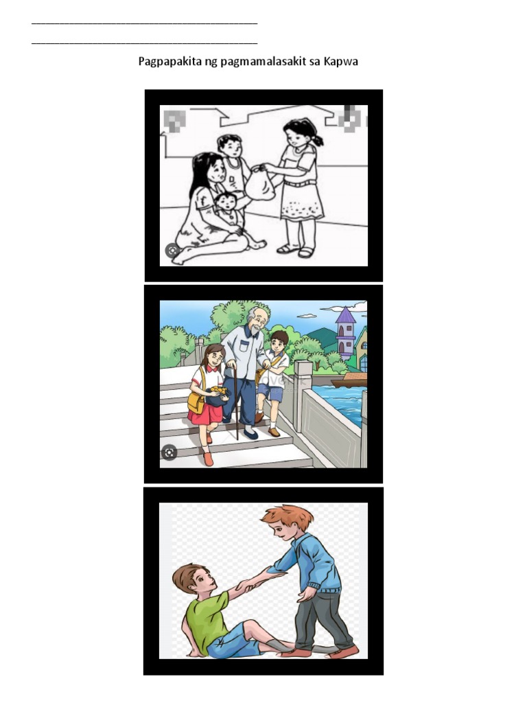 Pagpapakita NG Pagmamalasakit Sa Kapwa | PDF