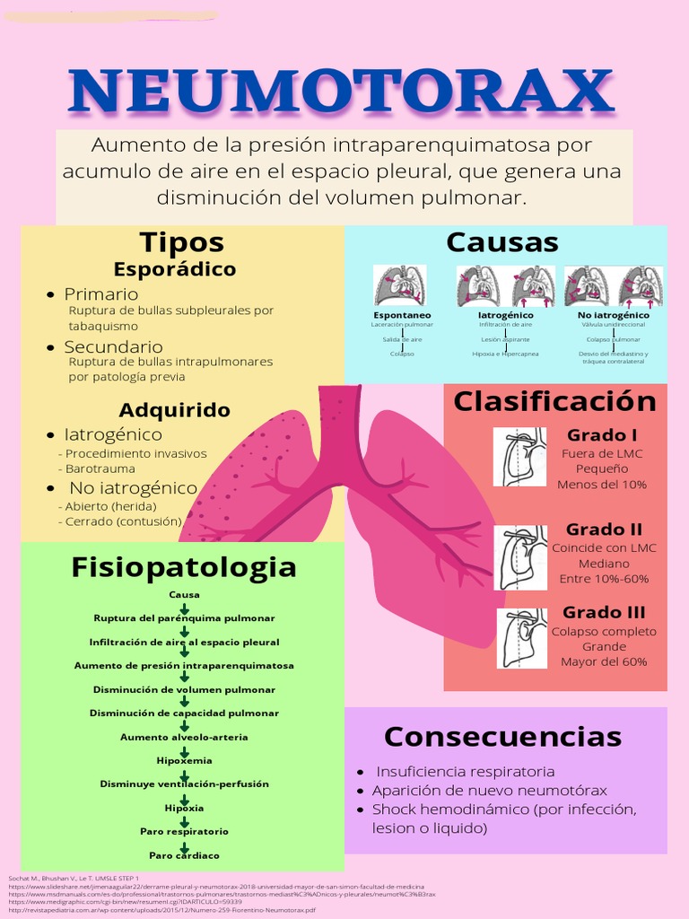 4.1 Esquema Neumotorax L | PDF | Causas de la muerte | Enfermedades y ...