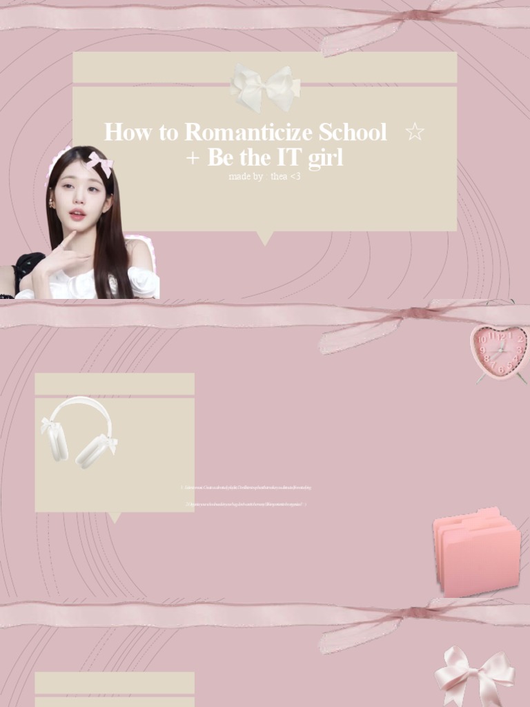 Romanticizing School Life Tips | PDF