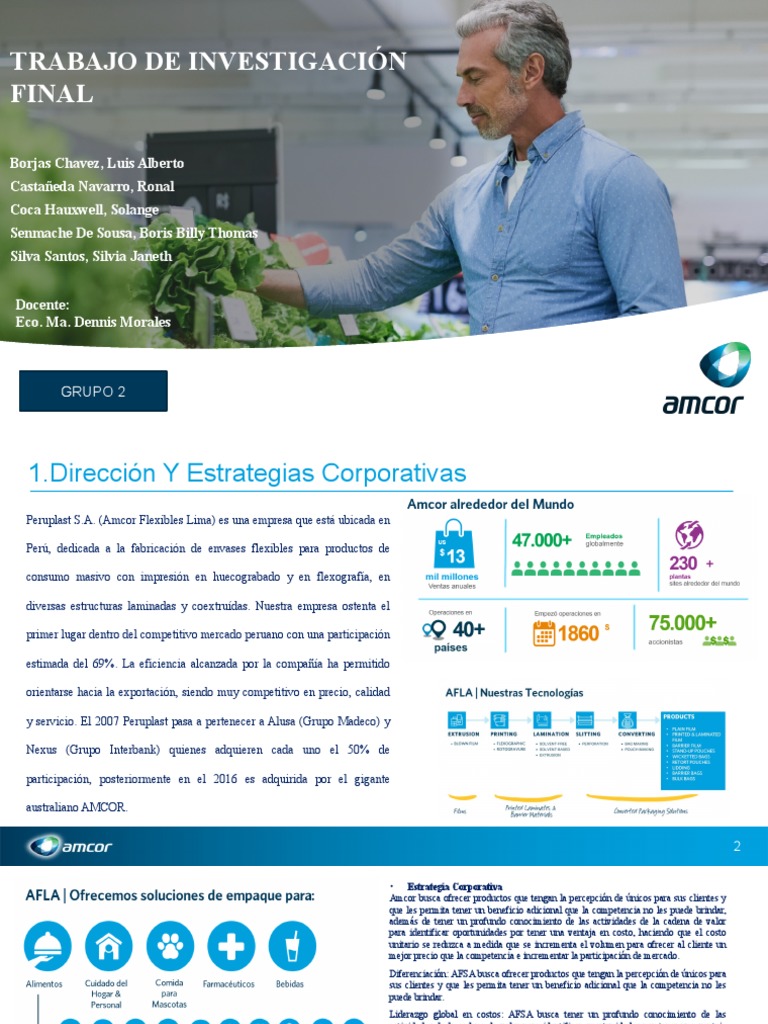 Amcor Expo 18 Dic 2022 Final | PDF | Business | Liderazgo