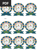 List of Awards For Kinder Ribbons | PDF