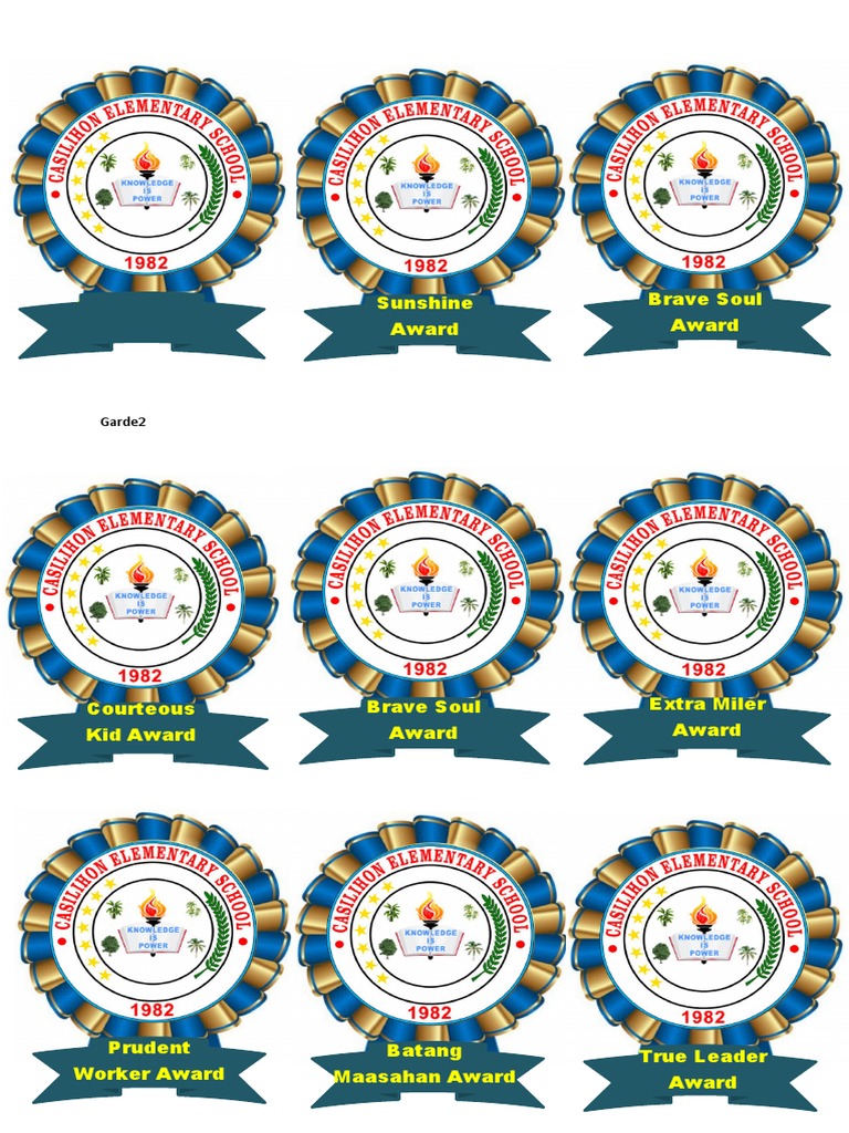 Grade 1 and 2 Ribbons | PDF