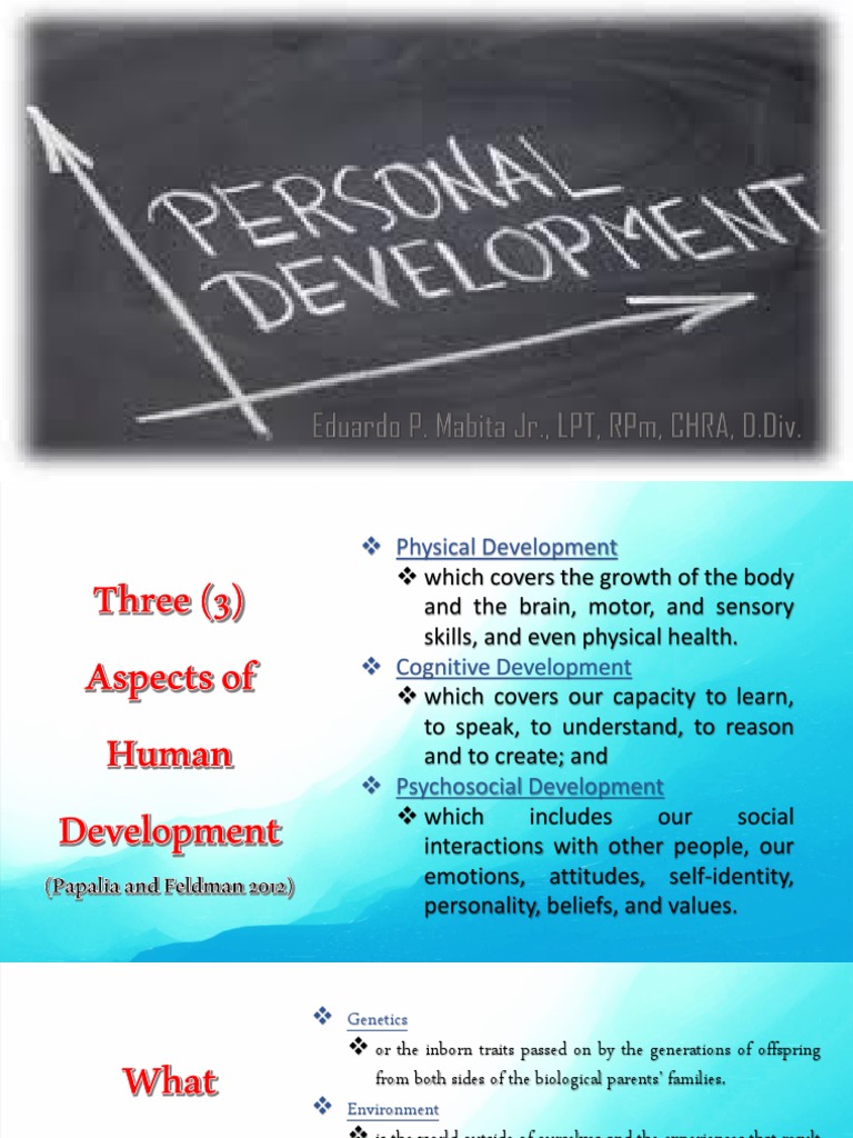 PerDev Week 1 Lecture | PDF | Humanistic Psychology | Psychology