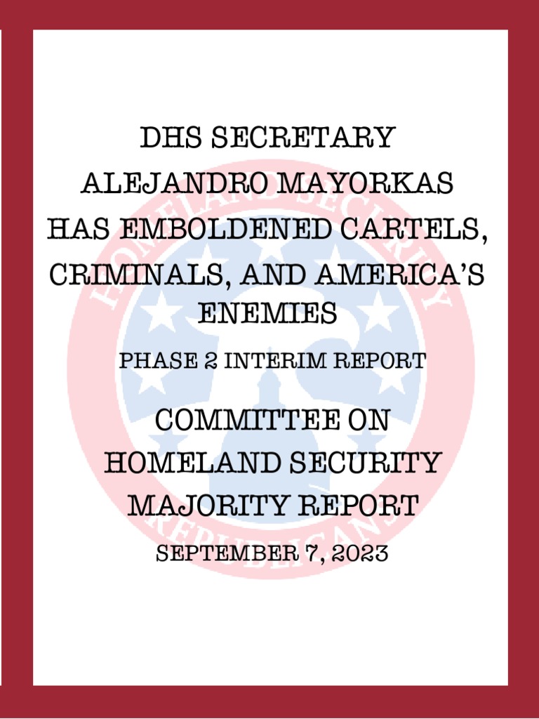 DHS Report: Cartels Exploit Open Borders | PDF | Illegal Drug Trade | U ...