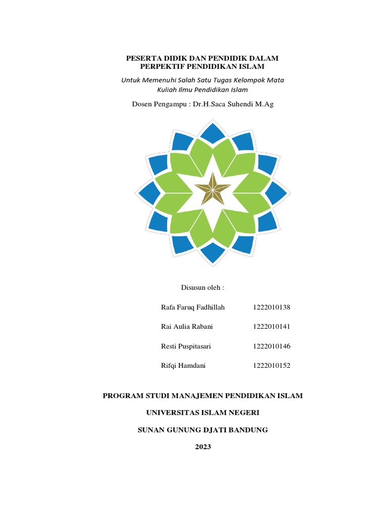 05.peserta Didik Dan Pendidik Dalam Perspektif Islam | PDF