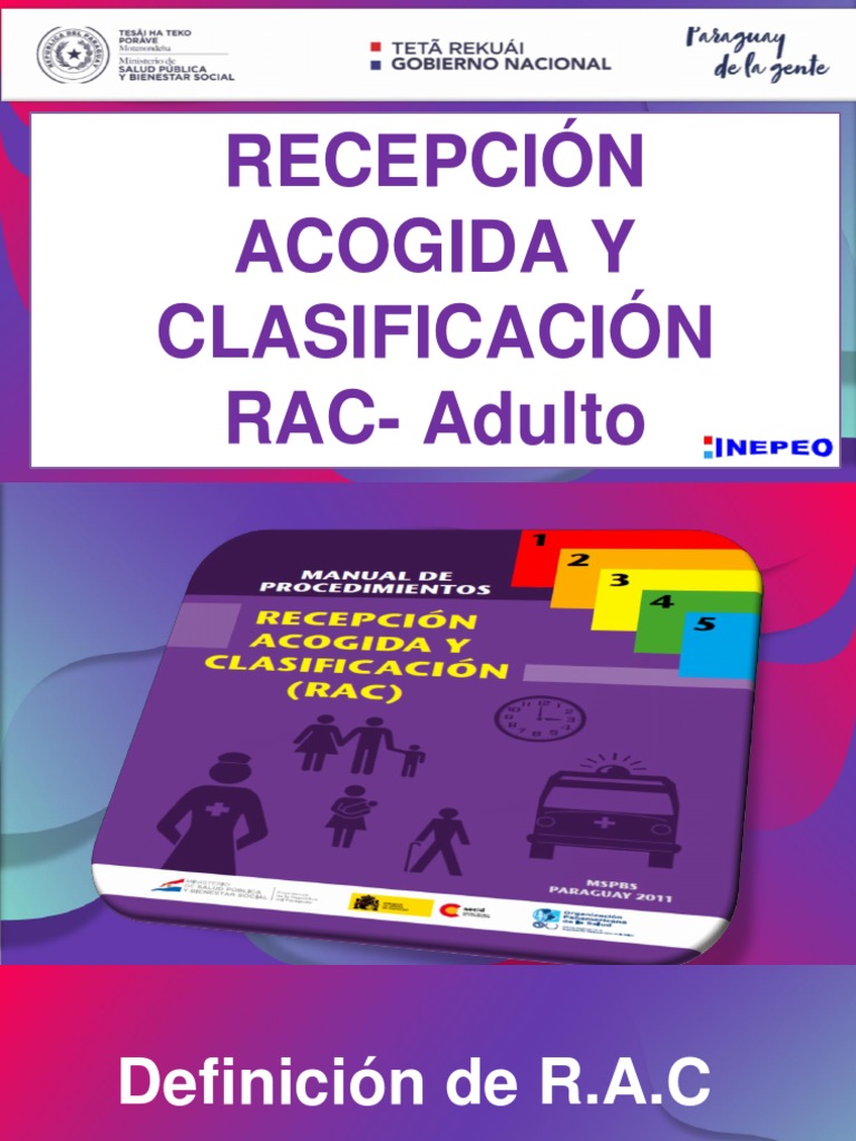 Recepción Acogida Y Clasificación RAC-Adulto | Descargar gratis PDF ...