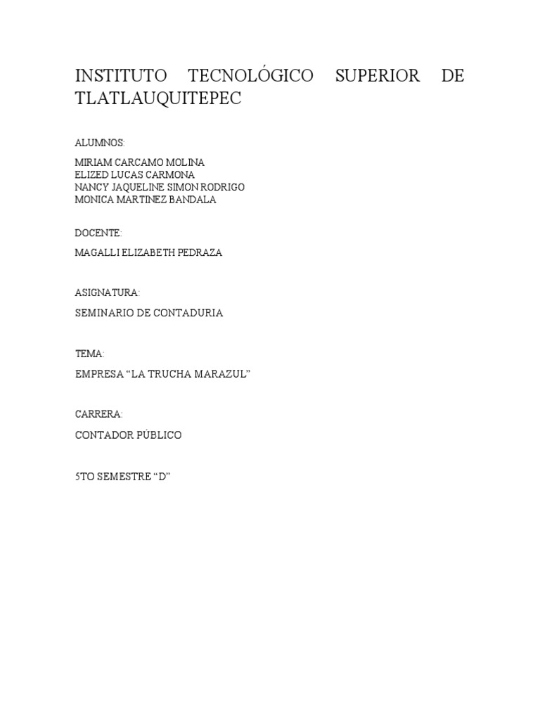 La Trucha Marazul | PDF | Trucha | Nutrición