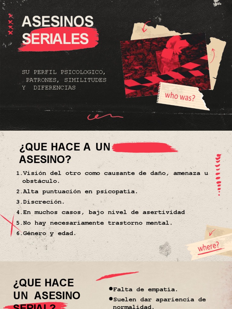 Asesino Seriales Consultoria | PDF | Asesino en serie | Crímenes
