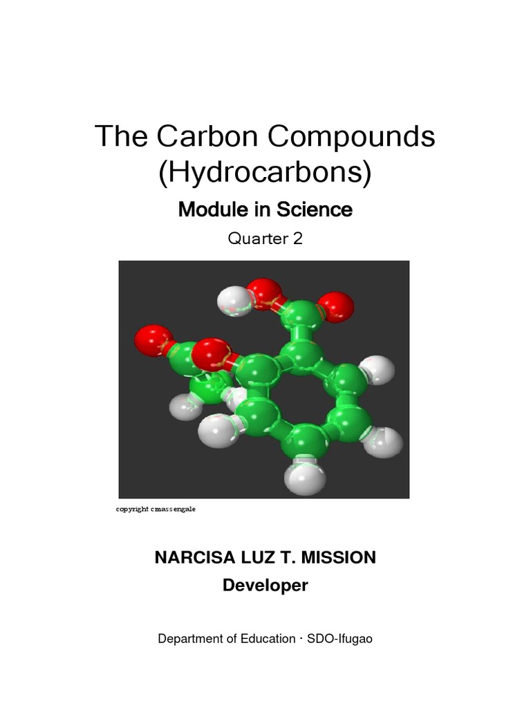 CARBON-COMPOUNDS GRADE 9 MODULE PDF | PDF | Valence (Chemistry ...