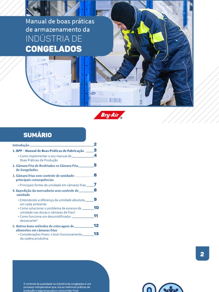 29 03 Bry-Air Folder Manual Boas Praticas Congelados | PDF | Umidade ...